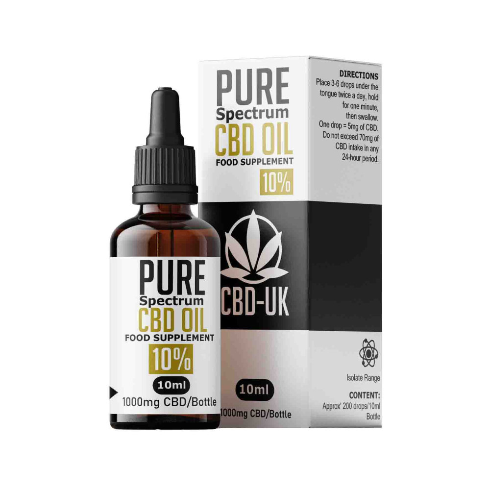 1000mg 10% Pure CBD Oil